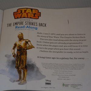 Disney | Toys | Star Wars Read Along Storybook Cd Empire Kids Book ...